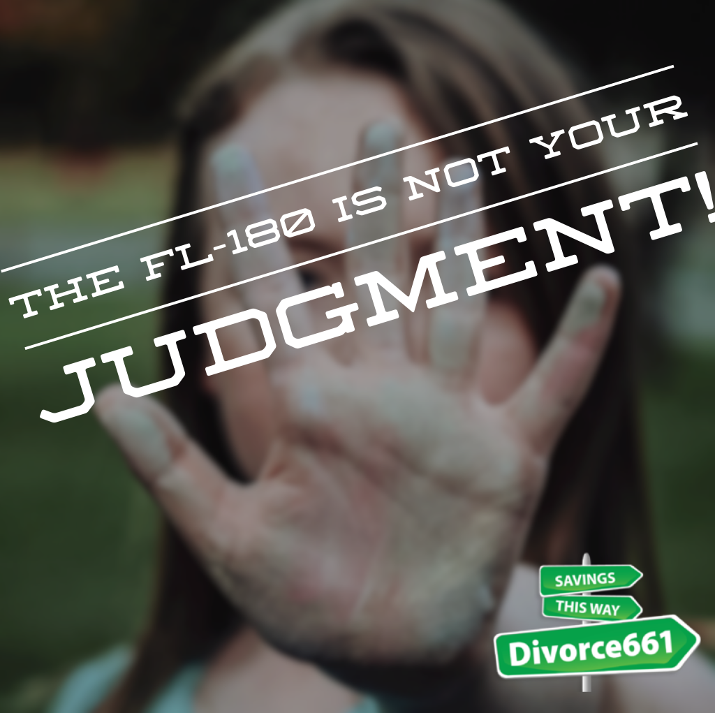 How To File The FL-180 For Your California Divorce Judgment - Divorce ...