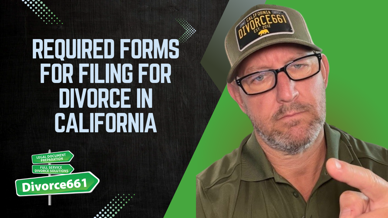 Required Forms for Filing for Divorce in California | Los Angeles ...